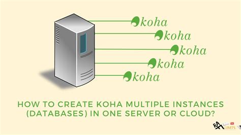 How To Create Koha Multiple Instances Databases In One Server Or Cloud Youtube