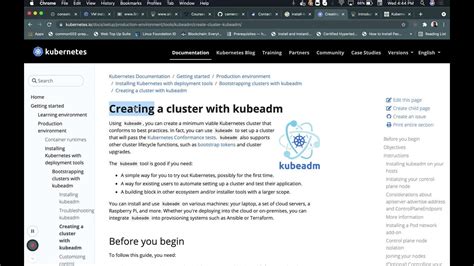 Setting Up K8s Cluster On Premise Using Kubeadm Youtube