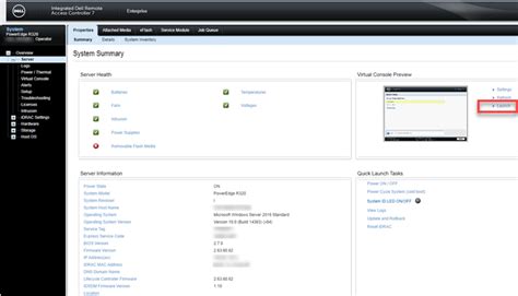How To Launch The Integrated Dell Remote Access Controller IDRAC Virtual Console Dell Australia