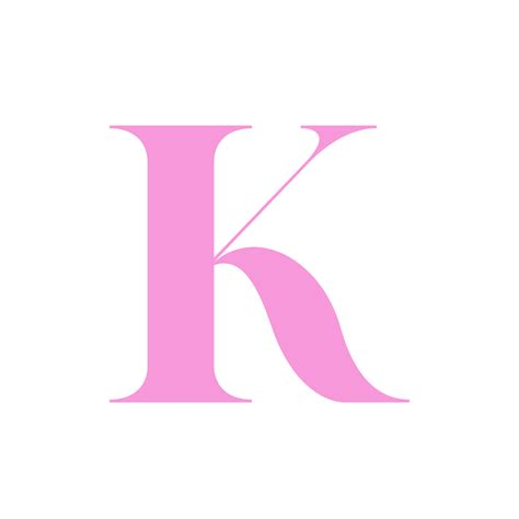 Pink Letter K Wallpaper