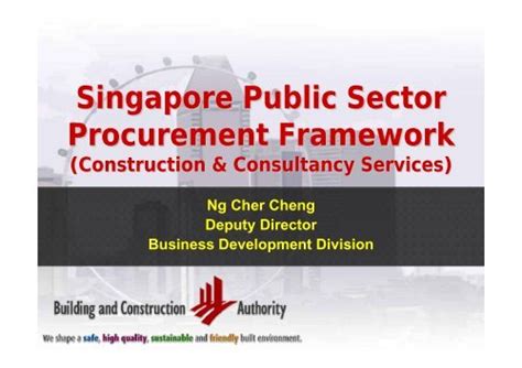 Singapore Public Sector Procurement Framework