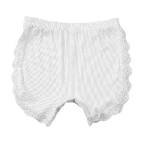 Pitauce Girls Modal Underwear Panties Cute Lace Trim Under Dress Shorts