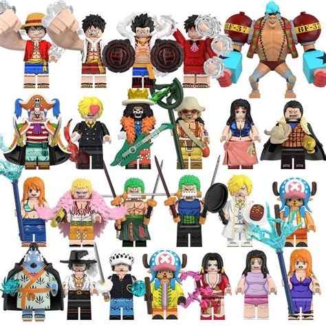 The Latest Compatible Lego Minifigure One Piece Frankie Luffy Zoro