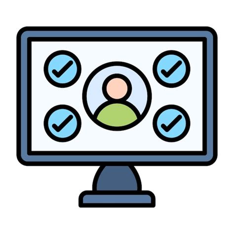 Premium Vector Valid User Profile Flat Illustration