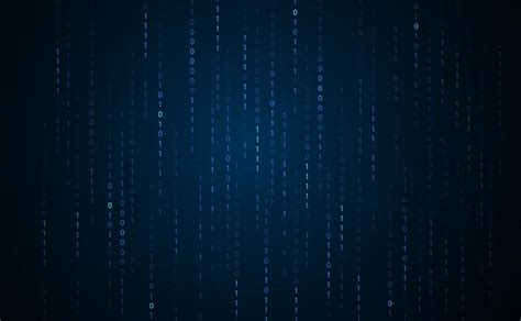 Binary Numbers Background Matrix Of Binary Numbers Binary Computer