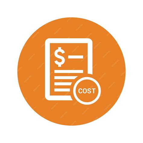 Premium Vector Cost Statement Icon