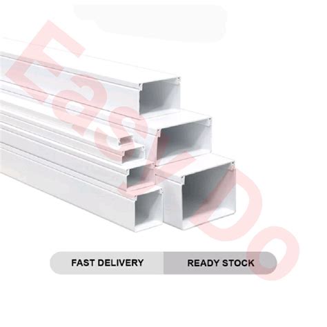 Ft Pvc Wiring Casing Electrical Casing Trunking Wire Casing Elektik Shopee Singapore