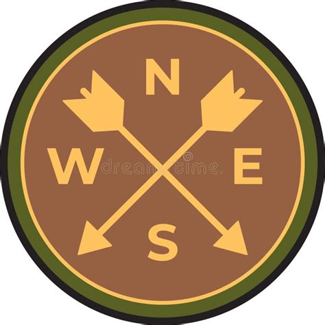 Compass Pointing West Stock Illustrations 390 Compass Pointing West