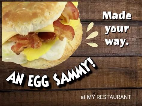 Egg Sammy Template Postermywall