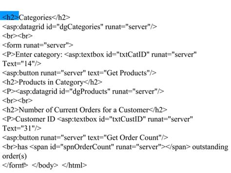 Presentation On The Adonet Framework In C Ppt