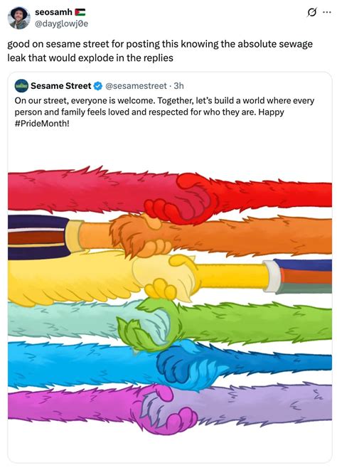 People Are Having Absolute Meltdowns Over Sesame Streets Pride Message