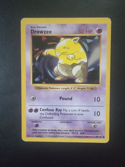 Drowzee Shadowless Base Set Ab Kaufen Auf Ricardo