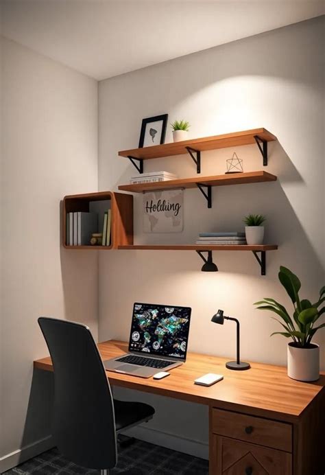 Maximize Your Space Creative Small Home Offices With Wall Mounted