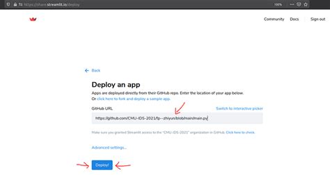 Streamlit Deploy Error Unable To Set Github Listener ☁️ Community Cloud Streamlit