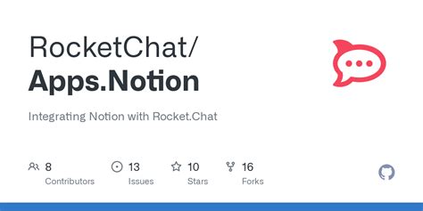 GitHub RocketChat Apps Notion Integrating Notion With Rocket Chat