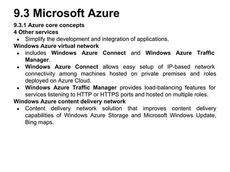 vtu 6th sem elective cse module 5 cloud computing pdf