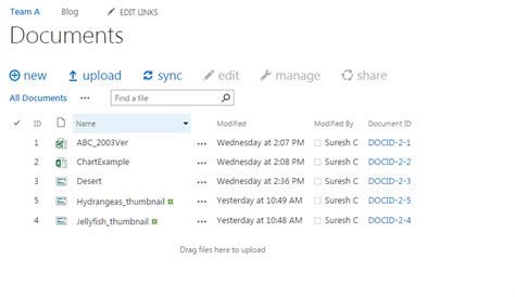 Document Id Service New Feature In Sharepoint