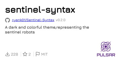 Sentinel Syntax