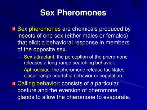 Ppt Insect Biochemistry Pheromones Powerpoint Presentation Free