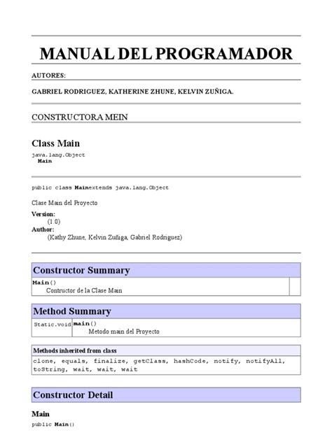 Manual Del Programador Pdf Areas Of Computer Science Software