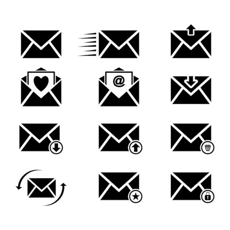 Premium Vector Set Of Mail Icon Vector Black Mail Symbol For Website Design Mobile Premium Vector Set Of Mail Icon Vector Black Mail Symbol For Website Design Mobile