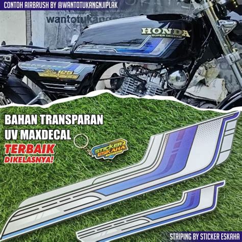 Jual Striping Gl 100 Transparan Stiker Gl Cepek Airbrush Shopee Indonesia