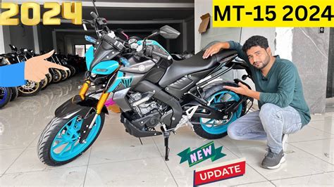 New 2024 Model Mt15 Cyan Colour Launch Price Mileage New Features Top Speed Detail Review Mt15