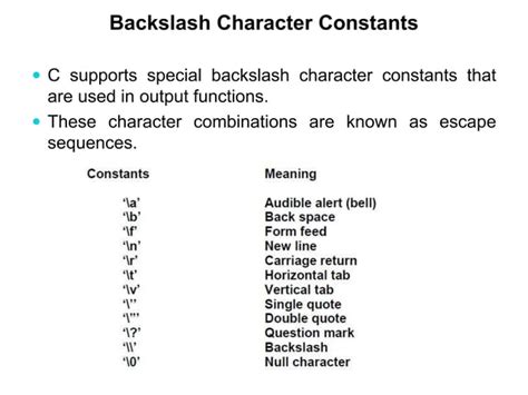 Datatypes And Variables In C Language Pptx