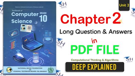 Class 10 Computer Science Chapter 2 Long Questions Explained And