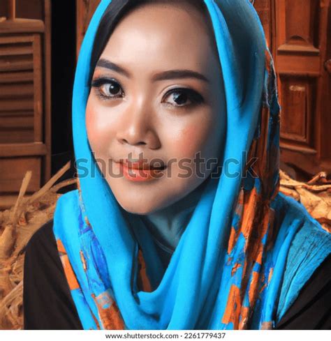 Close Photo Attractive Indonesian Girl Wearing Ai 生成图片2261779437