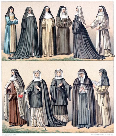 Types Of Nuns Habit Of Different Orders Ecclesiastical Monastic Orders