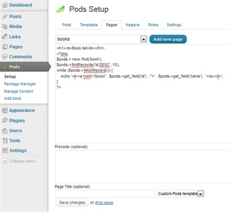 Turn Wordpress Into A Cms With Pods Framework — Sitepoint
