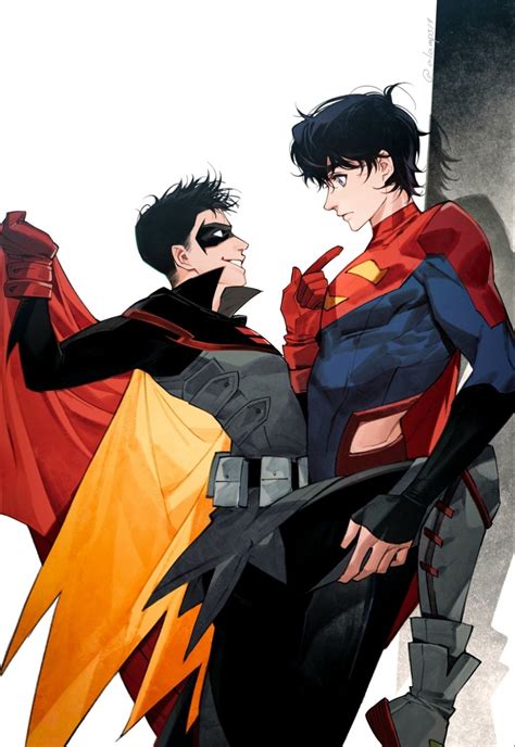Dc Comic Damian Wayne Jon Kent Artist Alamp519 On Twitter