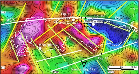 Satellite Gravity Data With Interpretation Of The Main Inversion Download Scientific Diagram