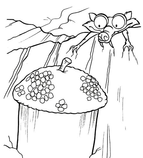 Ice Age Sid Coloring Pages