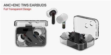 Buy Wholesale China Oem Fully Transparent Tws Earbuds With Anc Enc Function That Can Eliminate