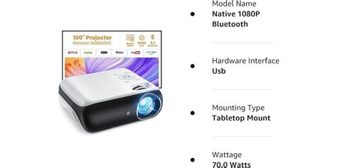 HAPPRUN Projector Native P