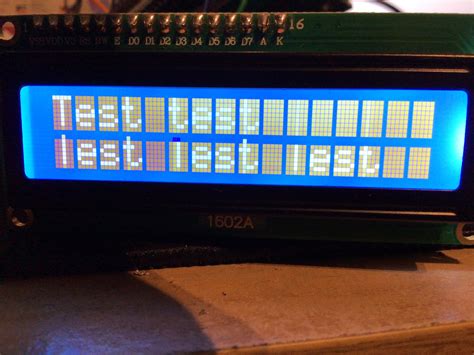Lcd Display Not Showing Top Row Of Pixels On Bottom Line Displays Arduino Forum
