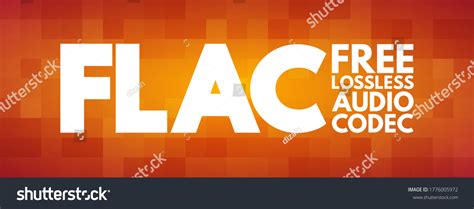 Flac Free Lossless Audio Codec Audio Stock Vector Royalty Free 1776005972 Shutterstock