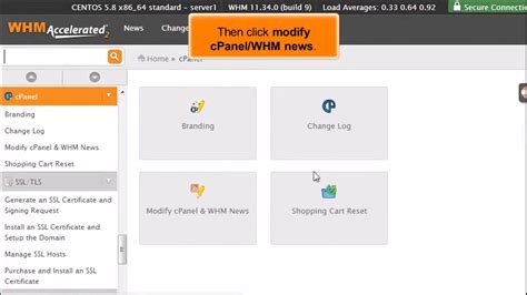 Webhost Manager How To Use The News Feature In Whm Youtube