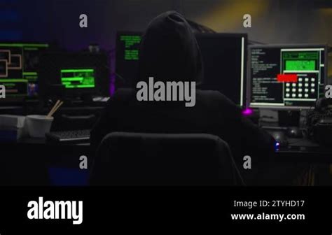 Hacker Criminal Dark Web Code Malware Stock Videos Footage HD And K Video Clips Alamy