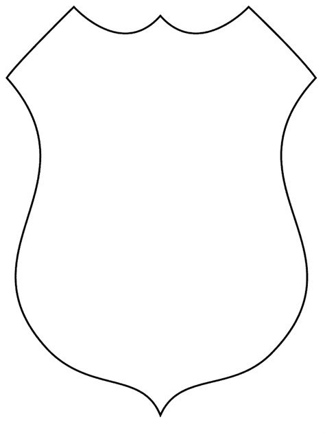 Police Badge Drawing Cliparts Co