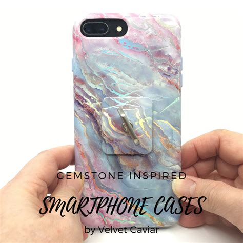 Gemstone Inspired Velvet Caviar Smartphone Cases The Beading Gem
