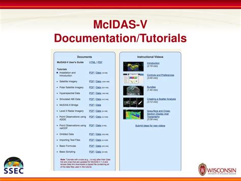 Ppt Visualization And Analysis Of Imapp And Cspp Products In Mcidas V Powerpoint Presentation