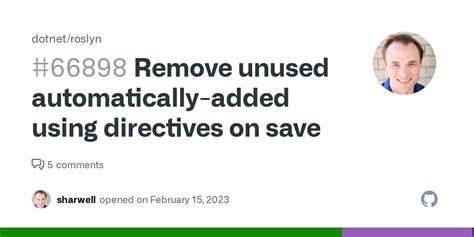 Remove Unused Automatically Added Using Directives On Save Issue
