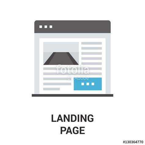 Landing Page Icon At Collection Of Landing Page Icon Free For Personal Use