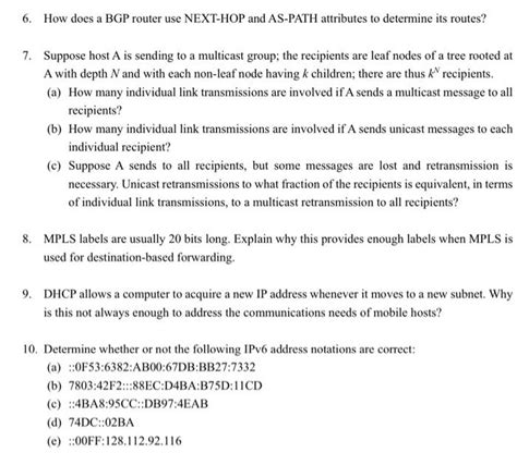 6 How Does A Bgp Router Use Next Hop And As Path