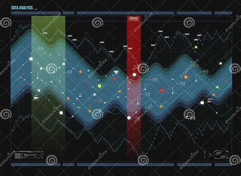 Data Analysis Visualization Visual Data Complexity Social Network Representation Stock Vector