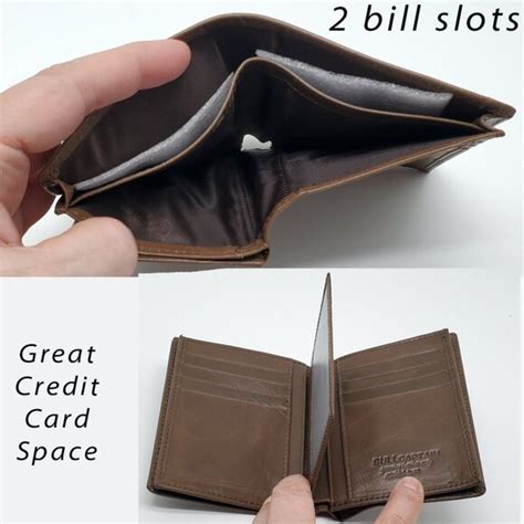 Bullcaptain Bags Bullcaptain Brown Leather Bifold Mens Wallet