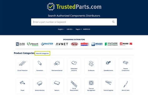New Parametric Search Helps You Easily Browse Buy Electronic Components TrustedParts Com Blog